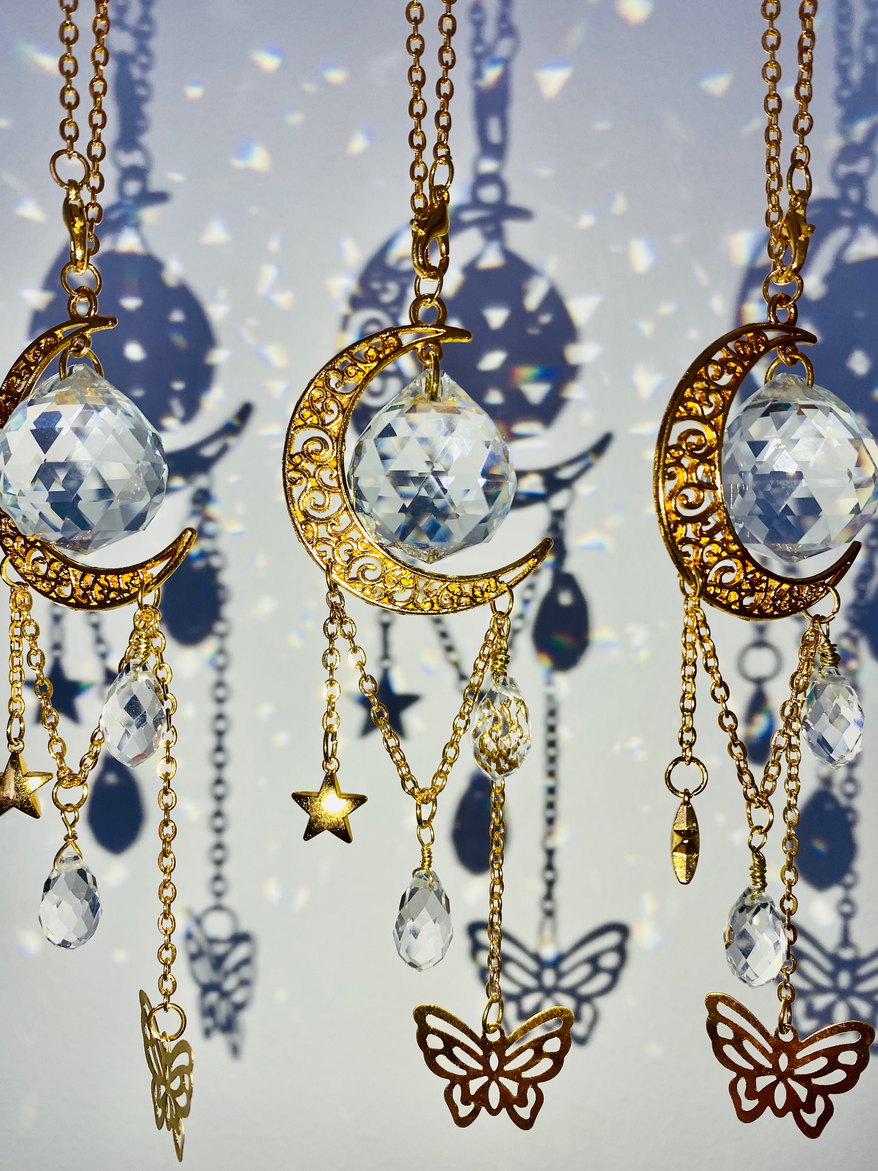 Mini Suncatcher - Crescent Moon – CSC Jewelry